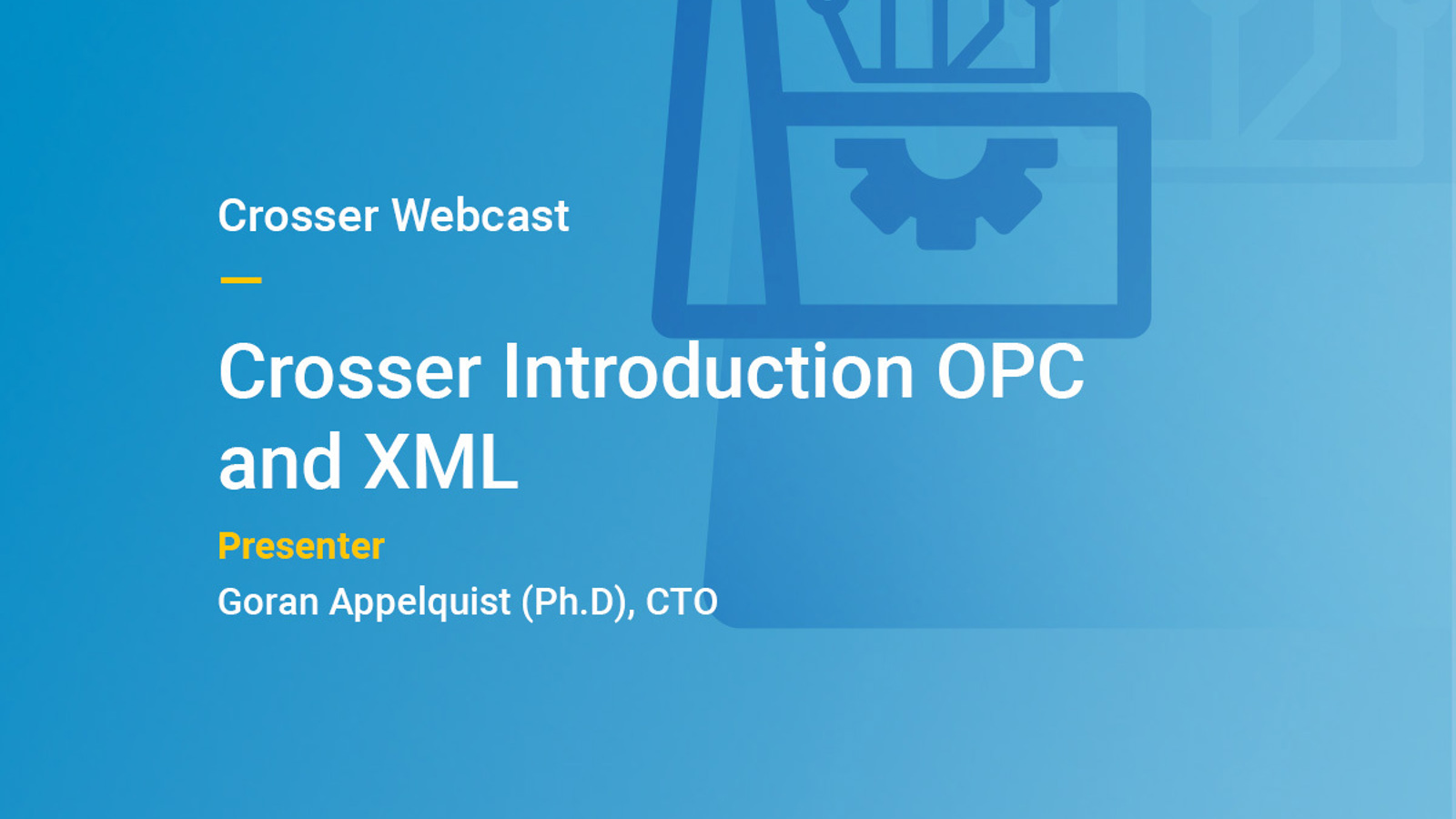 Webinars and Videos | Crosser Resources