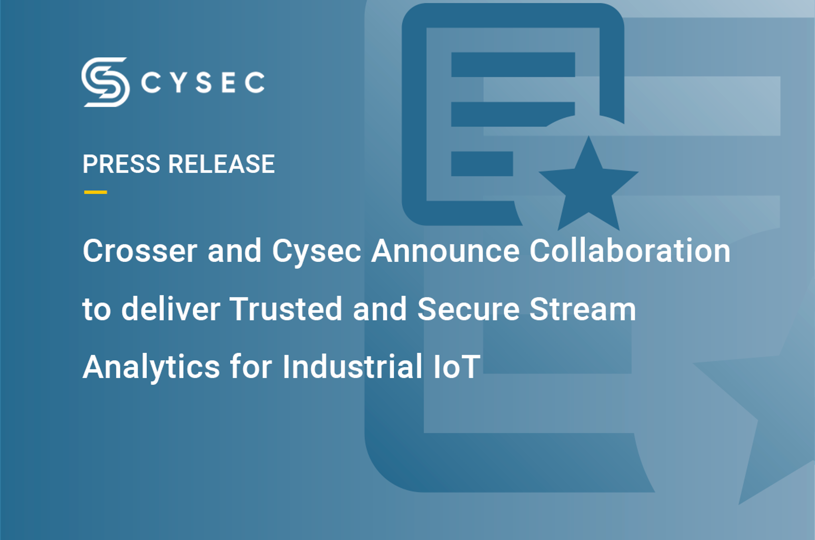 Industry 4.0 / Industrial IoT | Crosser