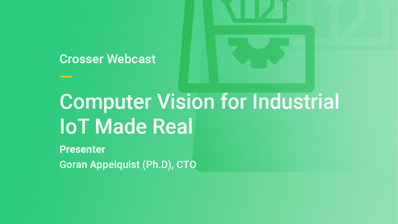Industrial IoT & Industry 4.0 | Crosser Use Cases