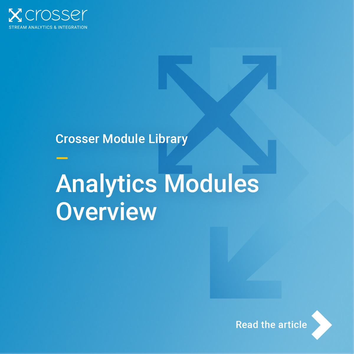 Analytics Modules Overview | Crosser Knowledge Base