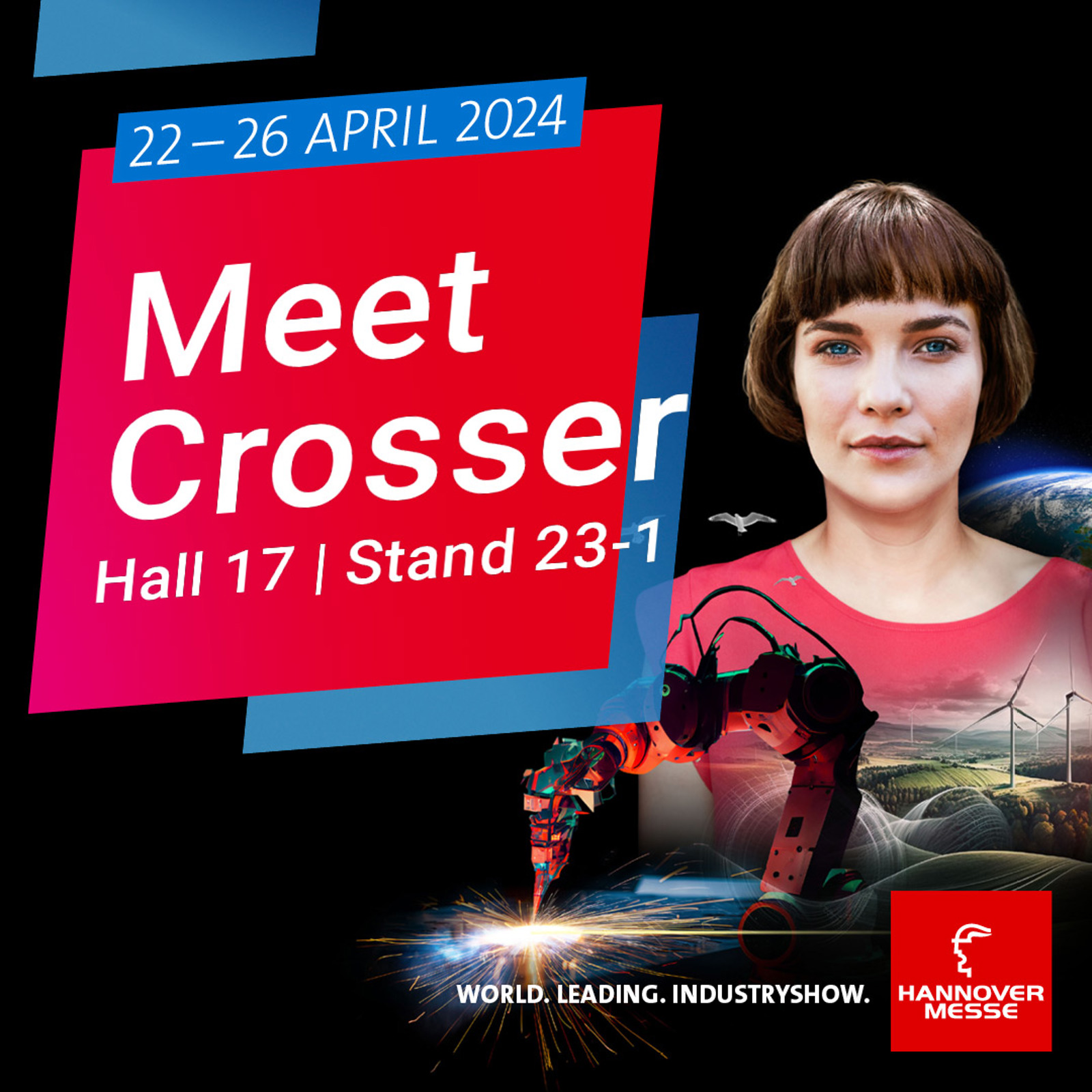 Crosser will exhibit at Hannover Messe 2024
