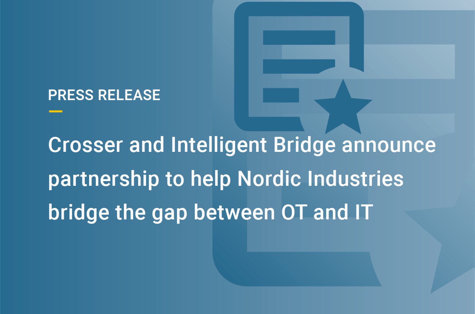 Industry 4.0 / Industrial IoT | Crosser