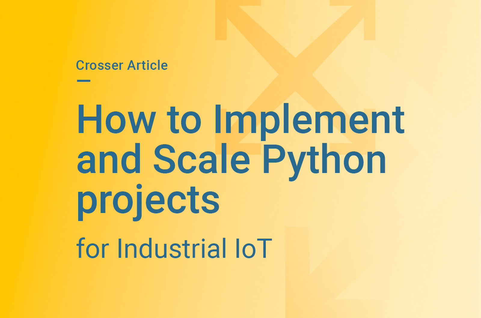 Engineering & Technology | Crosser