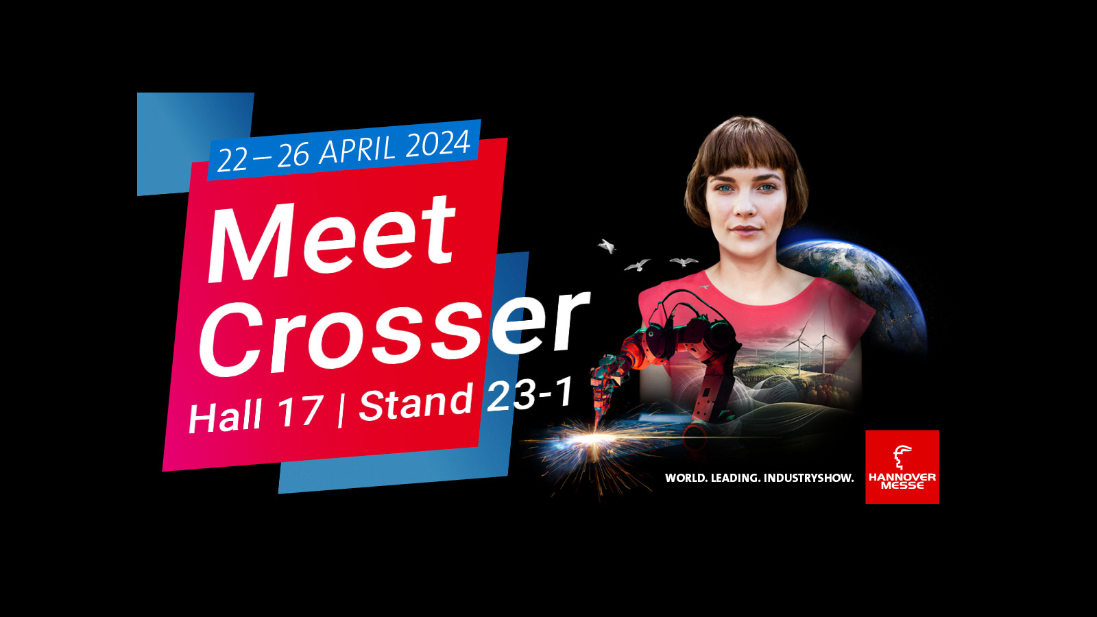 Crosser will exhibit at Hannover Messe 2024