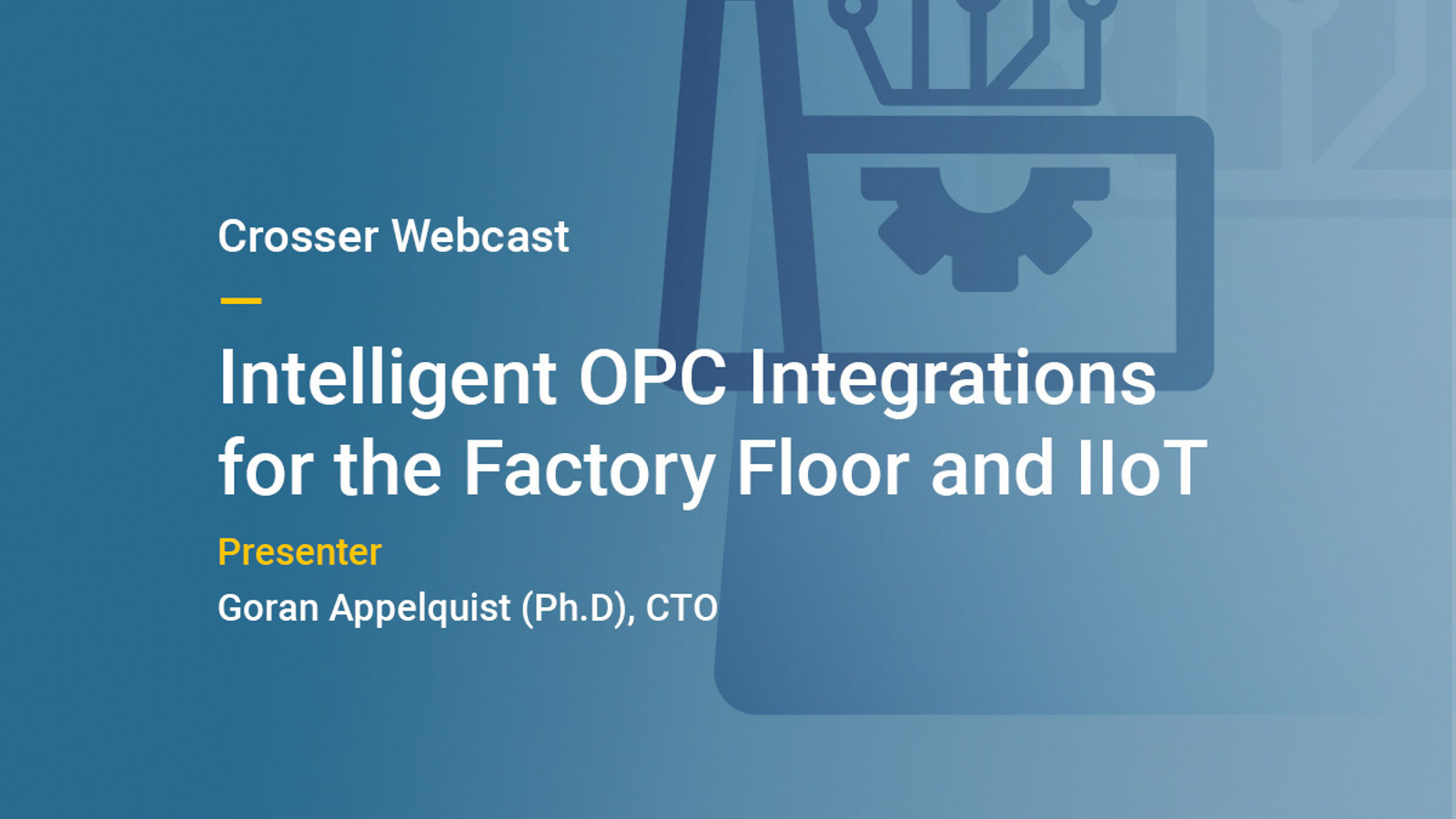 Industrial IoT & Industry 4.0 | Crosser Use Cases