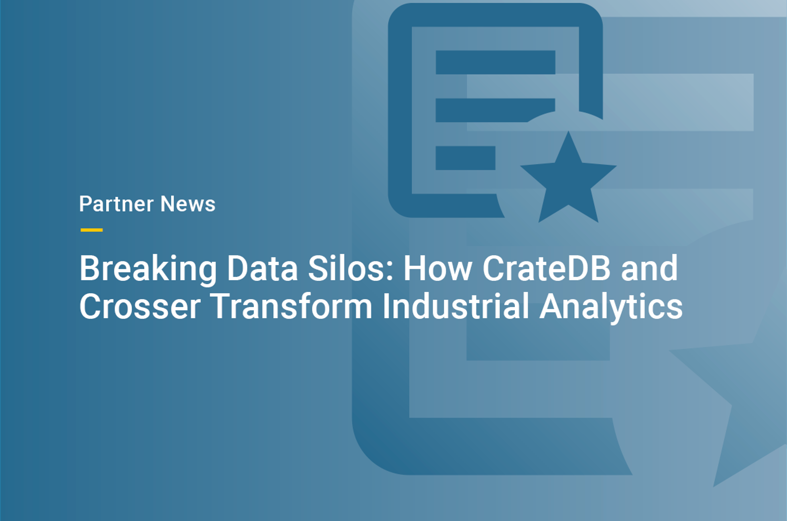 Industry 4.0 / Industrial IoT | Crosser